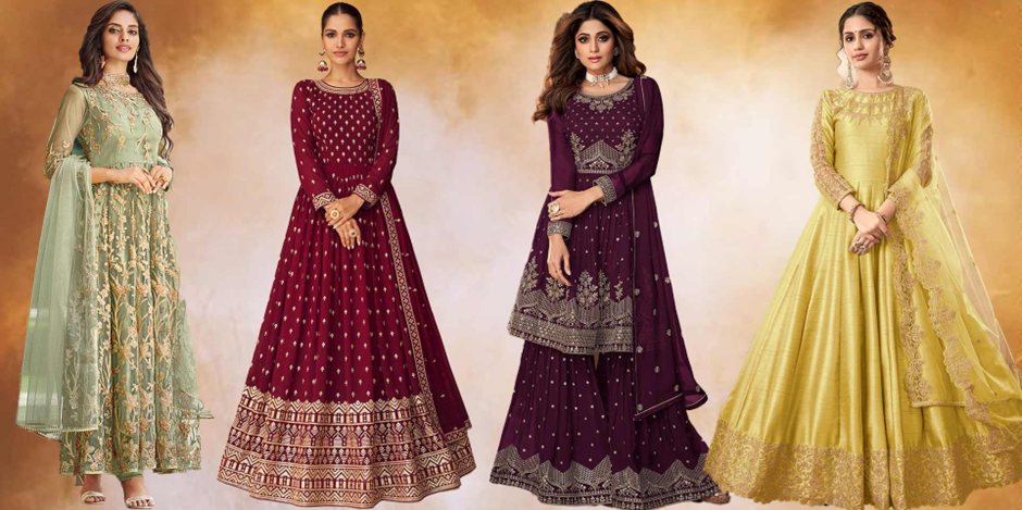 Get Affordable Indian Dresses with Custom Stitching and Hand Embroidery ...