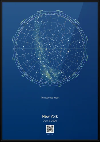 Your Unique Sky: How to Make a Personalised Star Map - Urban Splatter